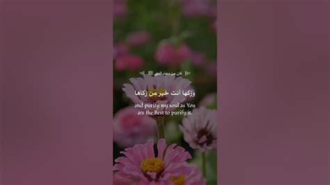 اللهم آت نفسي تقواها وزكها أنت خير من زكاها دعاء Youtube