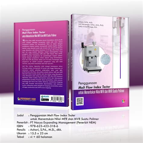Jual Penggunaan Melt Flow Index Tester Untuk Menentukan Nilai Mfr Dan