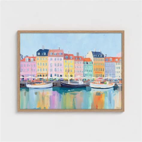 Nyhavn Painting Print Etsy