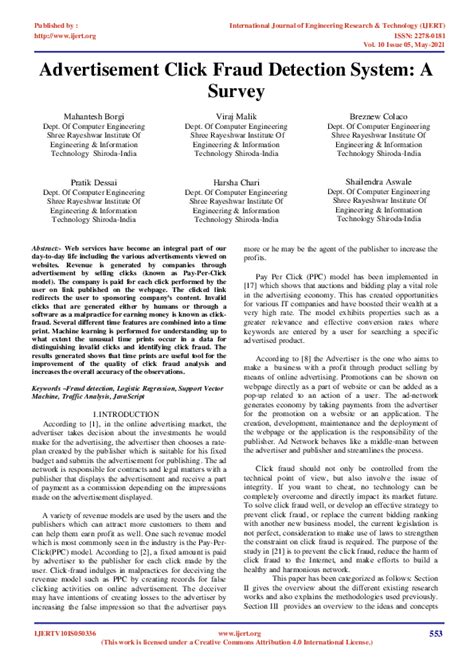 Pdf Advertisement Click Fraud Detection System A Survey