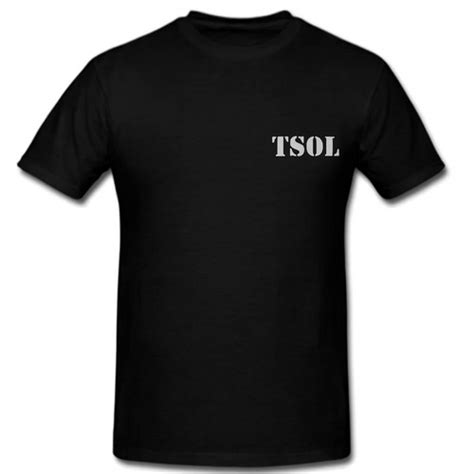 Chest Logo Tsol Punk Rock Band Tee T Shirt True Sounds Of Liberty Ebay