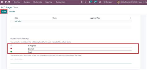 Configuration Feature In The Odoo 15 Product Lifecycle Management