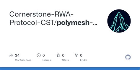 Github Cornerstone Rwa Protocol Cstpolymesh Polkadot