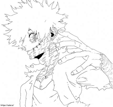 My Hero Academiadan Dabi Boyama