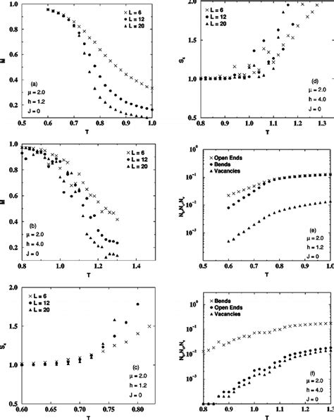 Order Parameter M Versus T For D ϭ 2 As T Crosses The Transition