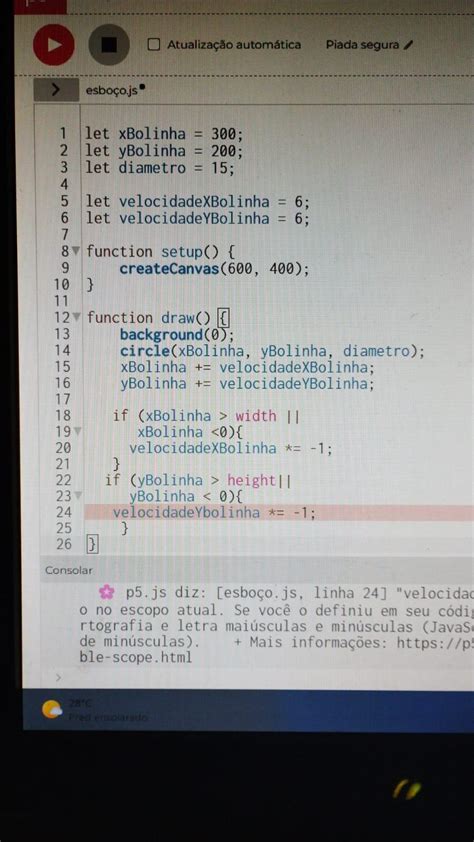 Eu fiz exatamente que o professor fez mesmo assim não esta dando certo Lógica de programação