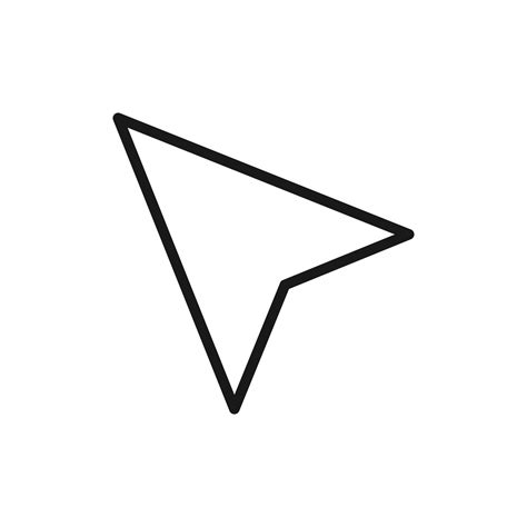 Cursor Outline Icon For Apps And Website 47399012 Vector Art At Vecteezy