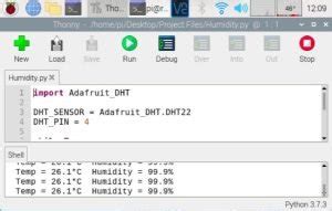 Raspberry Pi Temperature And Humidity Sensor With DHT TechSparks