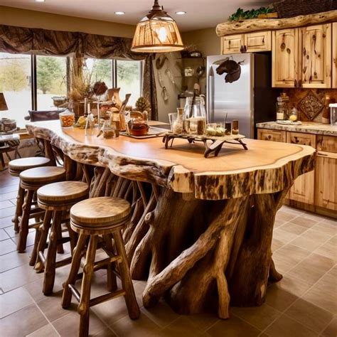 Stunning Wood Log Kitchen The Epic Centerpiece Your Kitchen Needs