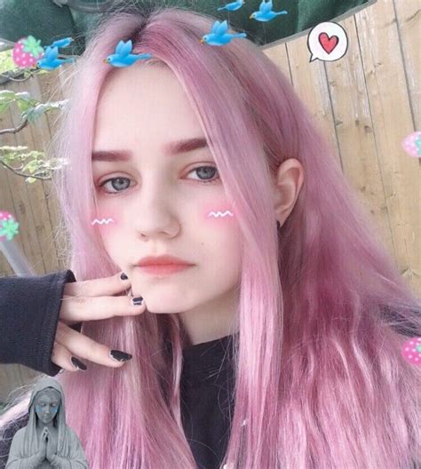 Girl Cute Makeup Pretty Hair Color Pastel Pink Hair Makeup Tumblr Hair 2018 Girl