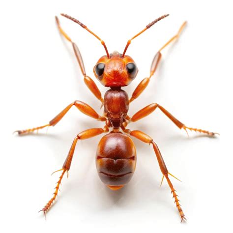 A Cockroach With A Red Face And A Bug On Its Face Premium Ai