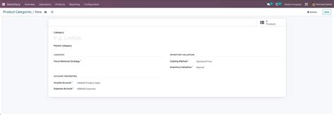 How To Create A New Product Category In Odoo 16
