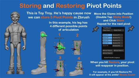 artstation pivot master copy paste store and mirror multiple