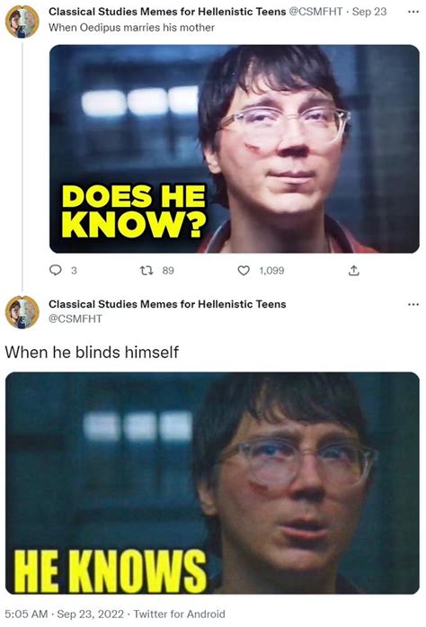 he doesn t know does he know know your meme