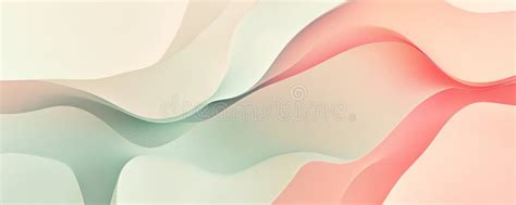 A Trendy Abstract Design With Soft Curved Lines And A Pastel Color Scheme The Design Is Stock