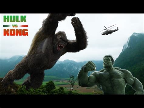 King Kong Contra O Incrivel Hulk Kong Vs Hulk Quem é O Verdadeiro