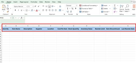 Create An Inventory Tracker In Excel With Free Template And Video