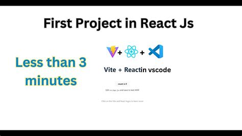 Create Your First React Project Less Than 3 Minutes How To Create