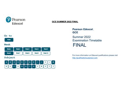 Gcesummer2022finalv1 Pearson Edexcel Gce Summer 2022 Examination