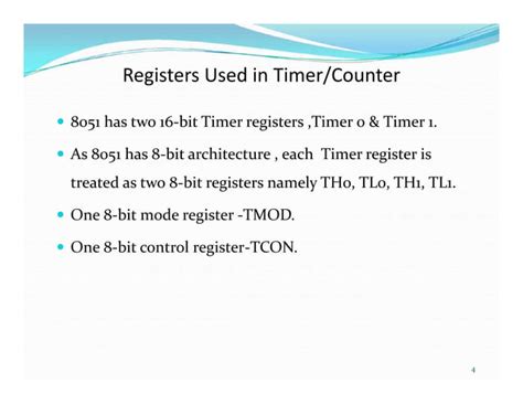 Timer And Counter In 8051 Microcontroller Pdf