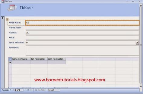 Tutorial Ms Access Membuat Aplikasi Admin Sederhana Part 5