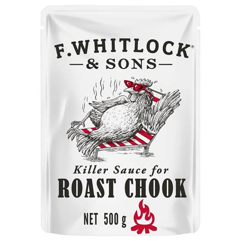 F Whitlock And Sons® Killer Sauce For Roast Chook 500g F Whitlock