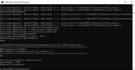 按教程623 使用 Risc V Gcc 工具链从底层开发程序 程序下载成功了，但开发板led不闪烁 Verimake