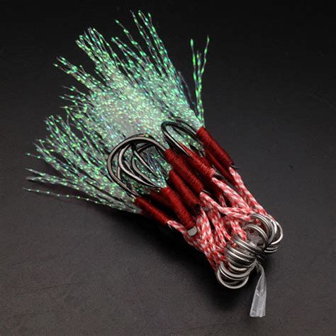 20pcspack Saltwater Fishing Jig Hooks Single Barb Vicedeal