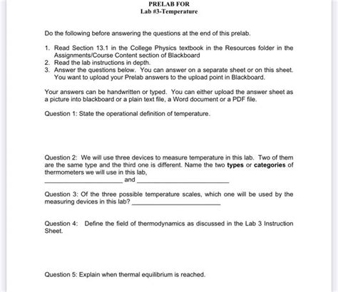 solved prelab for lab 3 temperature do the following before