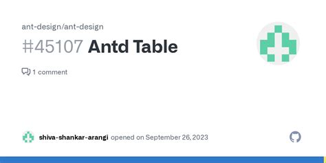 Antd Table Issue Ant Design Ant Design Github