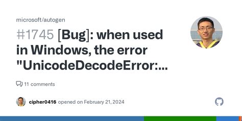 [bug] when used in windows the error unicodedecodeerror gbk codec
