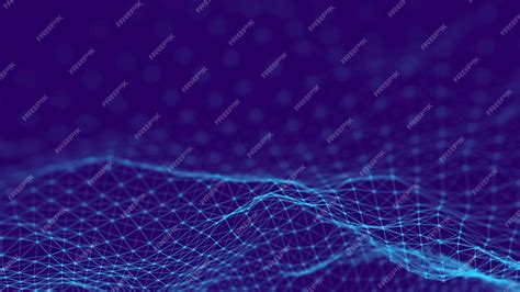 Premium Photo Abstract Technology Background Big Data Visualization