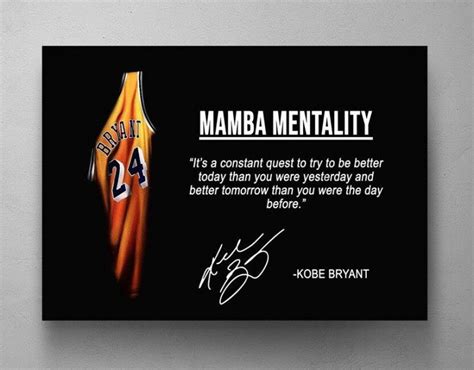 🔥 Free Download Kobe Bryant Mamba Mentality Motivational Quote S Wall