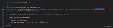 Cmake 交叉编译应用程序：手动设置链接脚本cmake 链接脚本 Csdn博客
