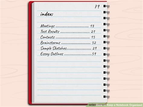 Ways To Keep A Notebook Organized WikiHow