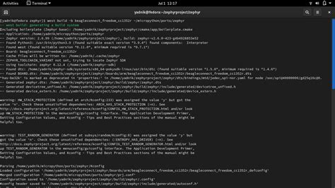 building and flashing firmware on beagleconnect freedom · micropython