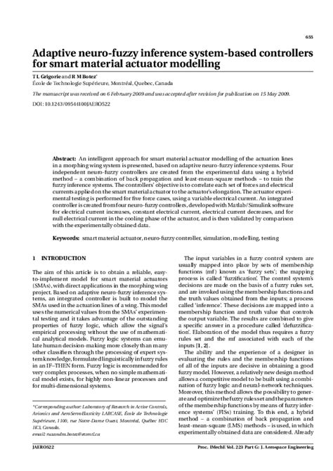 pdf adaptive neuro fuzzy inference system based controllers for smart