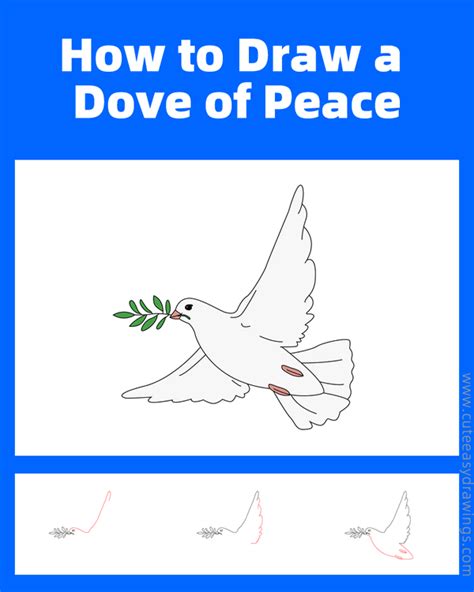 How To Draw Peace Birds