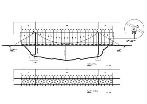 Iron Bridge Constructive Section And Auto Cad Details Dwg File Artofit