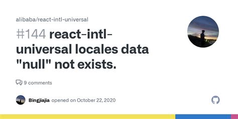 React Intl Universal Locales Data Null Not Exists Issue 144 Alibaba React Intl Universal