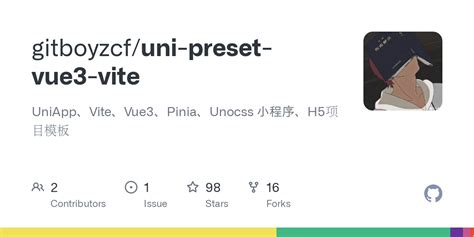 Uni Preset Vue Vite Package Json At Main Gitbabezcf Uni Preset Vue Vite GitHub