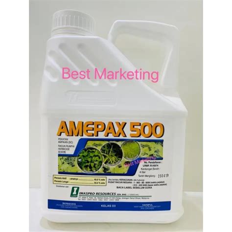 4lit Amepax 500 Imaspro Ametryn Campuran Susu Sambau Lazada