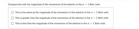 Solved Compare This With The Magnitude Of The Momentum Of