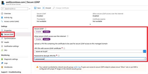 자습서 Microsoft Entra Domain Services를 위한 Ldaps 구성 Microsoft Entra Id