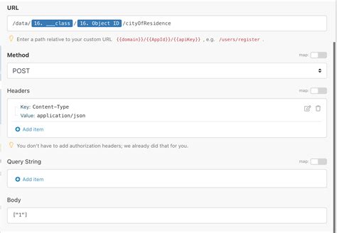 integromat integration add data with relation field rest