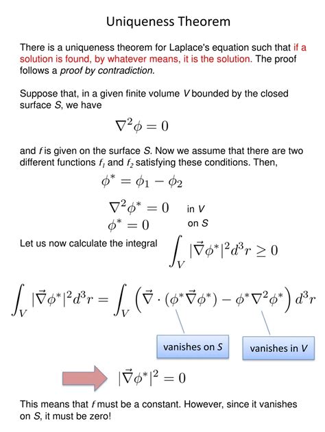 Ppt Uniqueness Theorem Powerpoint Presentation Free Download Id 9167384