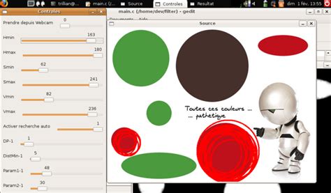 Vision OpenCV Pensée Profonde Club de robotique