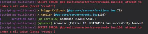 Updated To This Newest One Issue Qbcore Framework Qb Multicharacter GitHub