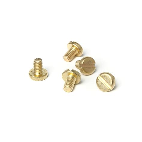 Brass Pan Head Screws M4 X 6mm Pack Of 100 Dtr Electrical Supplies