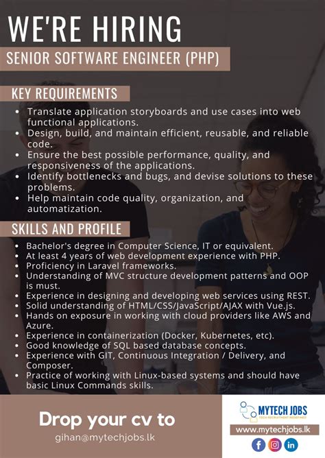 Gihan Wijayatilake On Linkedin Php Javascript Vuejs Itjobs Docker